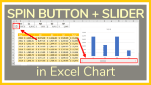 Excel Spin Button: How to Add and Customize