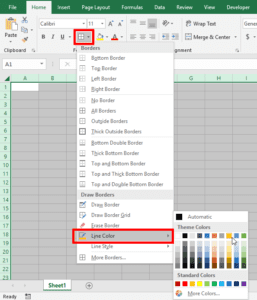 Change the Gridline Color in Excel Spreadsheets - 2 Ways!