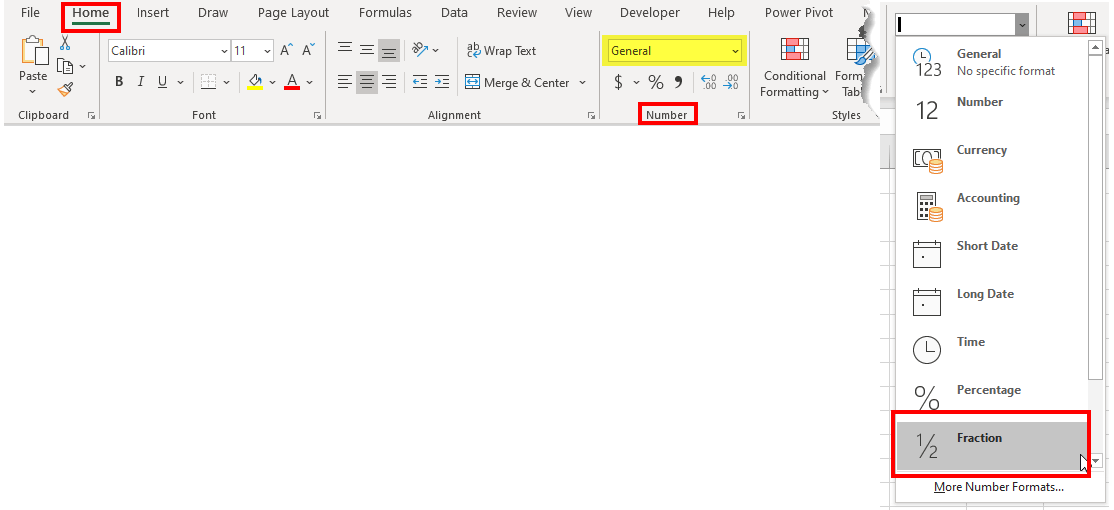 How To Use Fractions In Excel Video Tutorial 