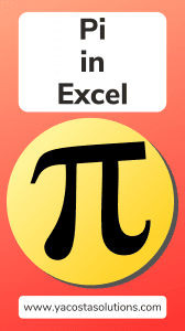 How to Use Pi in Excel (+ video tutorial)