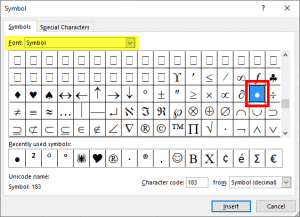 How to Insert Bullet Points in Excel (+ video tutorial)