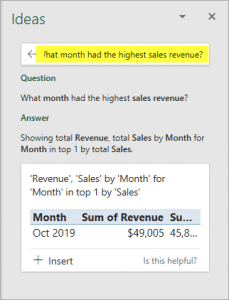 Excel Ideas Feature: Get New Insights & Data Trends (+ video tutorial)