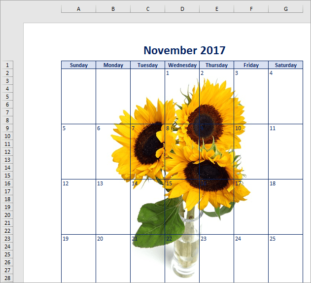 Add A Printable Background Picture In Excel Video Tutorial 
