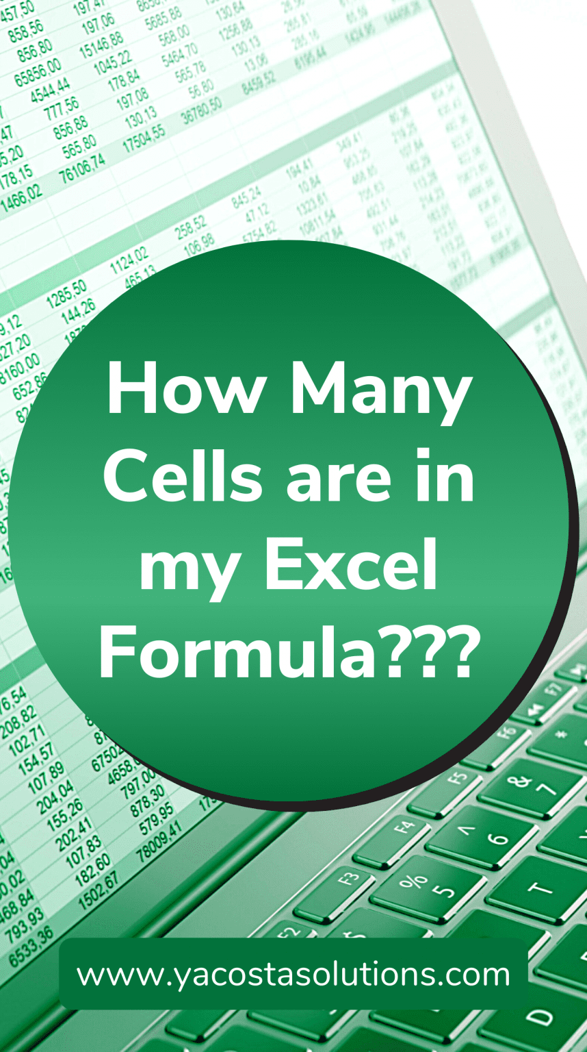 Count How Many Cells are Referenced in a Formula in Excel