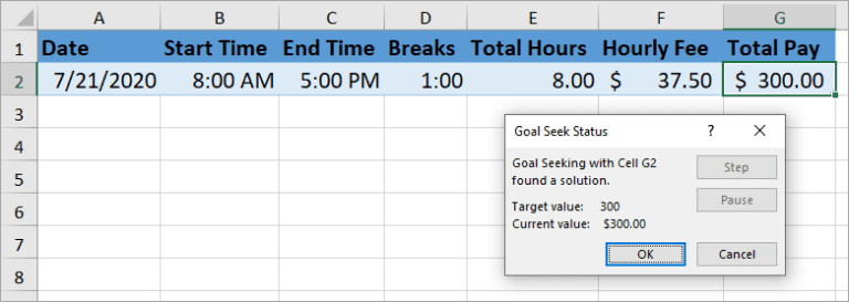 Goal Seek in Excel – with Pictures (+ video tutorial)