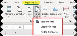 Print Area in Excel: Print Only Part of a Sheet
