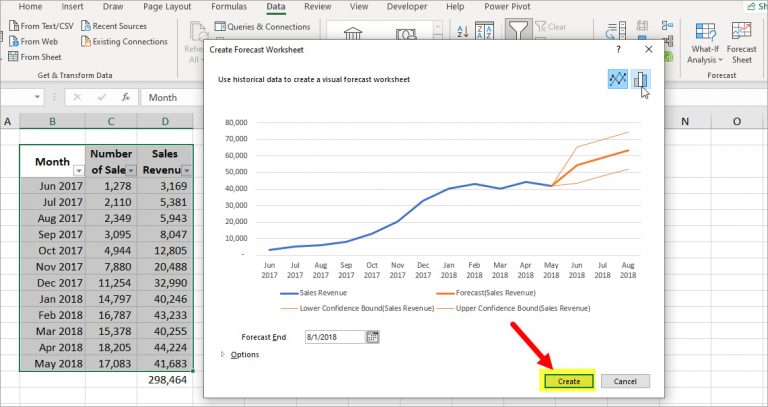 How to Use the Forecast Sheet in Excel (+ video tutorial)