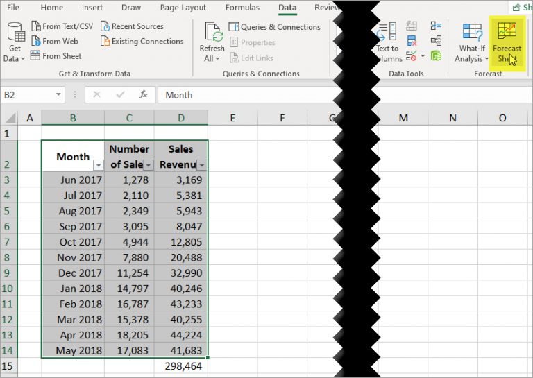How to Use the Forecast Sheet in Excel (+ video tutorial)