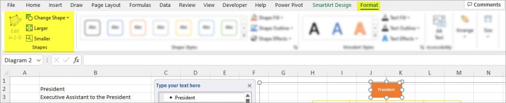 How to Make an Organizational Chart in Excel (with video tutorial)