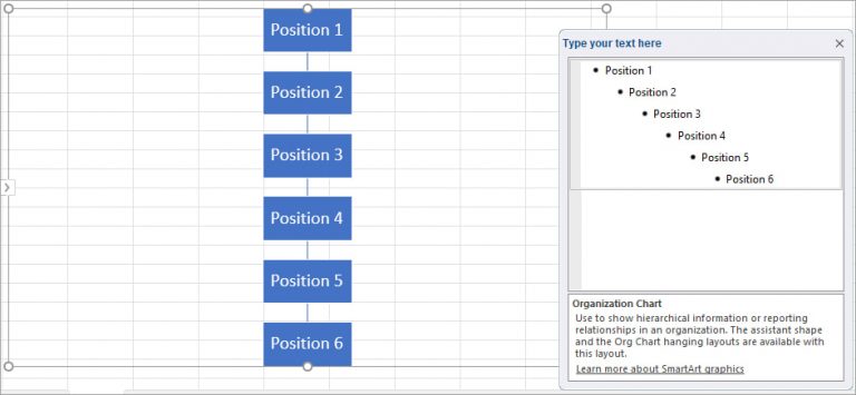How to Make an Organizational Chart in Excel (with video tutorial)