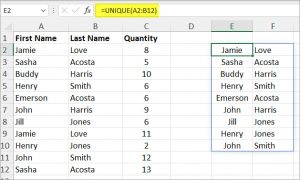 UNIQUE Function: Excel’s Unique Values Formula (+ video tutorial)