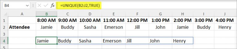 UNIQUE Function: Excel’s Unique Values Formula (+ video tutorial)