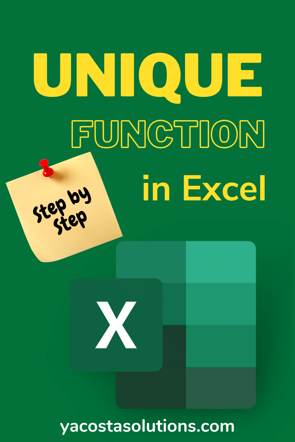 UNIQUE Function Excel s Unique Values Formula Video Tutorial 