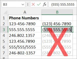 Can You Really Hard-Code Phone Numbers in Excel??? (with video tutorial)